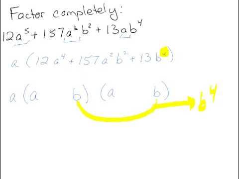 Factoring Icky Sticky Trinomials - YouTube