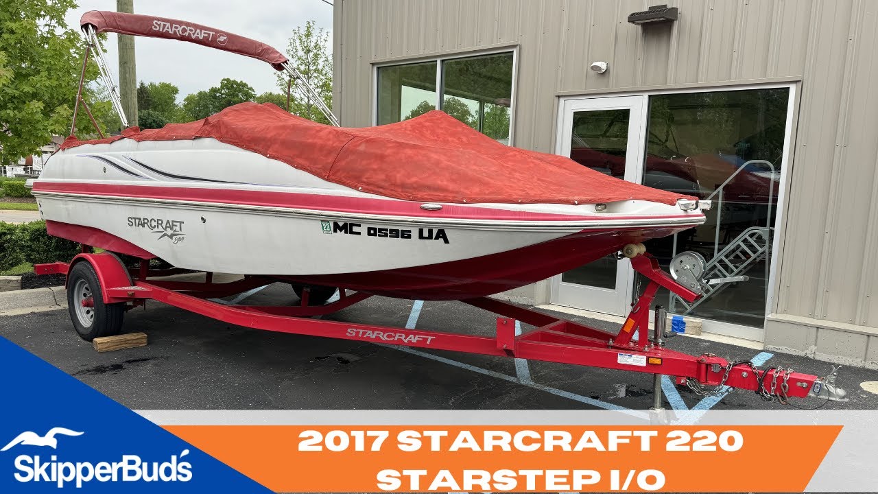 2017 Starcraft 220 STARSTEP I/O Boat Tour SkipperBud's - YouTube