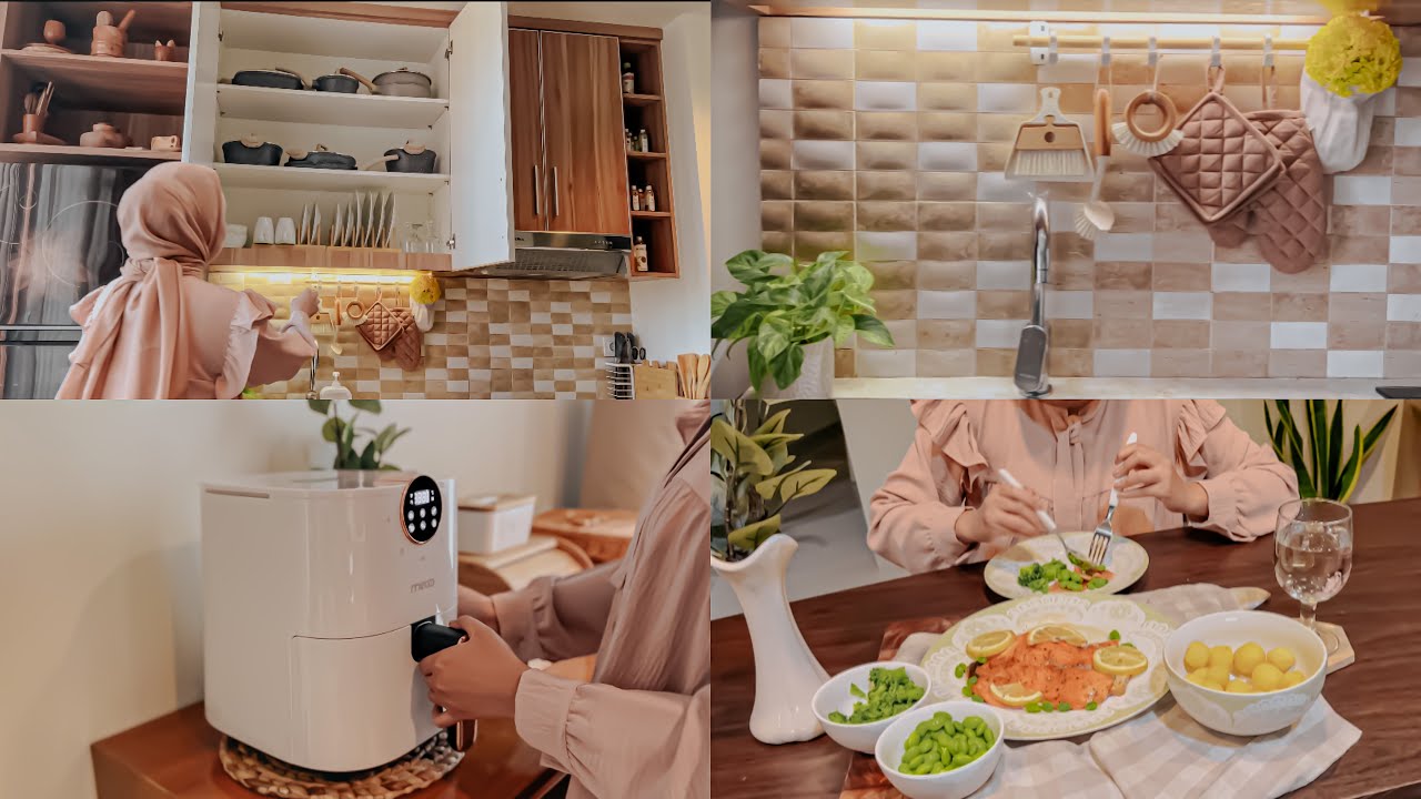 MAKEOVER DAPUR | MENATA KEMBALI DAPUR SUPAYA LEBIH AESTHETIC | MEMASAK ...