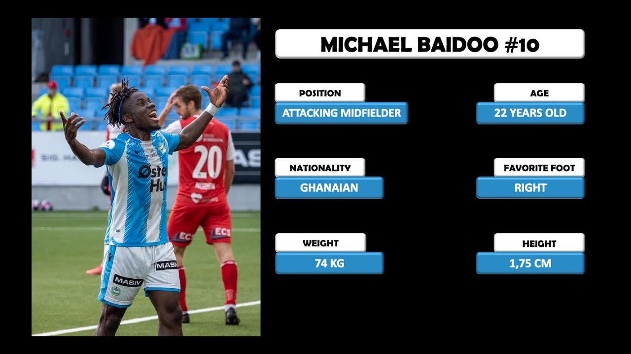 2021 - Michael Baidoo - Attacking Midfielder - Highlights - YouTube