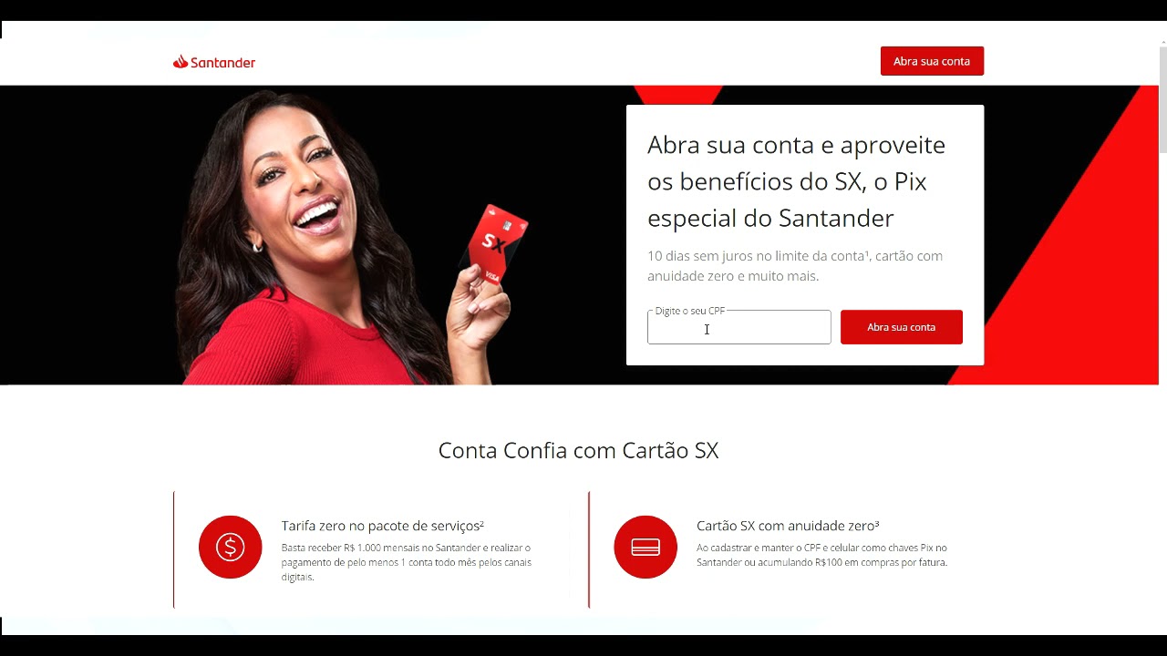 Indicação Abertura de Conta Santander - YouTube