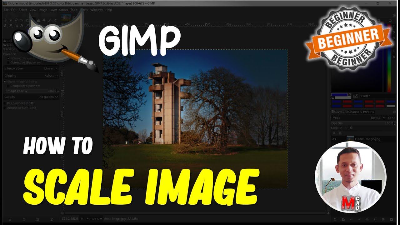 Gimp How To Scale Image YouTube Gimp How To Scale Image YouTube
