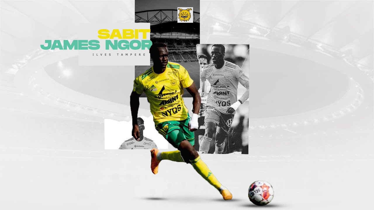 Sabit James Ngor RW/LW/STRIKER Ilves Tampere Highlights - YouTube