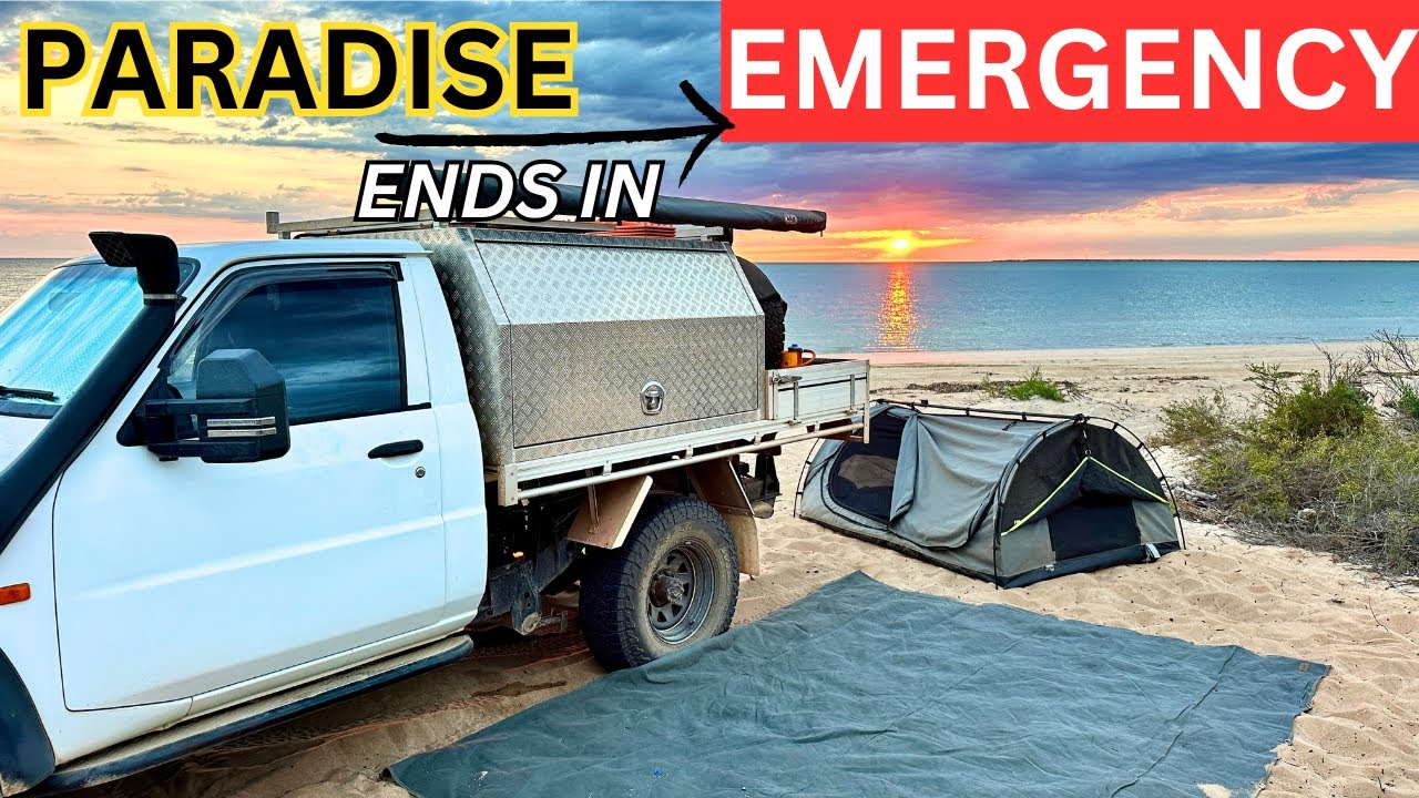 Soft sand 4x4ing in Francois Peron NP, forced to leave Shark Bay for a ...