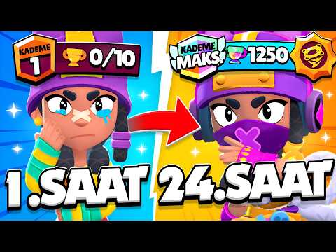 24 SAAT BOYUNCA MİNA OYNADIM! SIRALAMAYA GİRDİM! 😱 | Brawl Stars