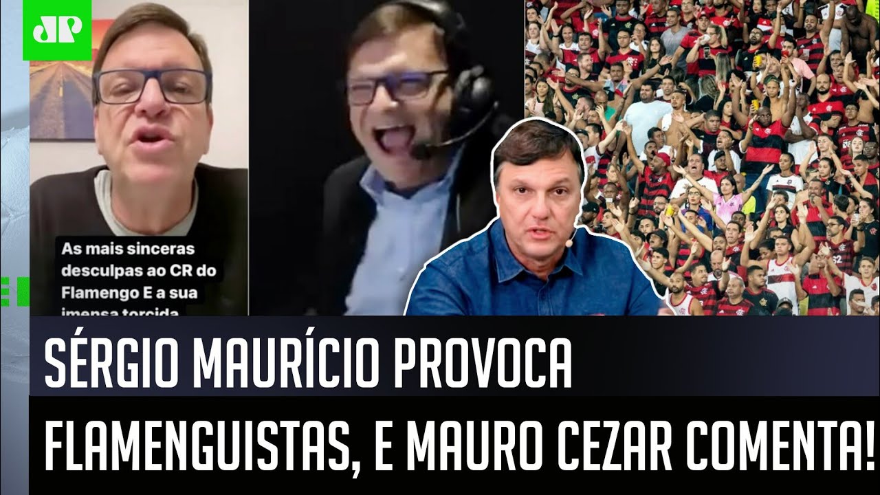 VEJA o que Mauro Cezar ACHOU da PROVOCAÇÃO do narrador Sérgio Maurício ...