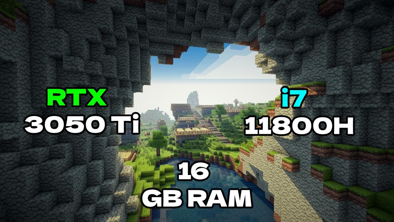 Minecraft | RTX 3050 Ti + i7 11800H + 16 GB Ram | FPS Benchmark - YouTube