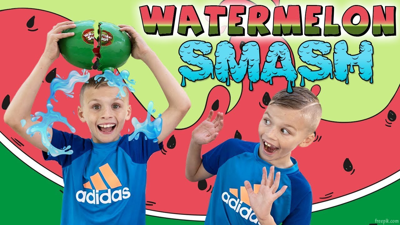 Watermelon Smash Challenge - Twin vs Twin - YouTube
