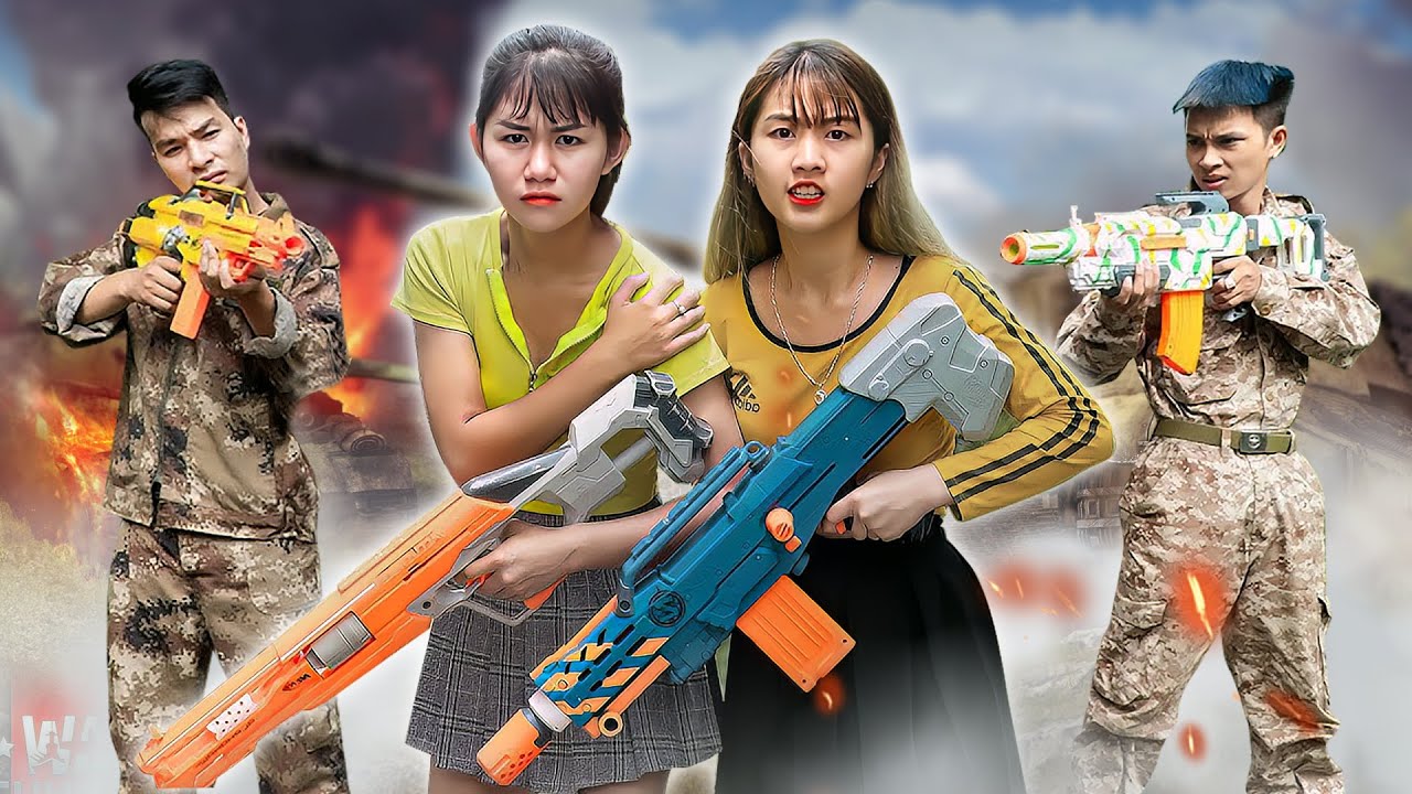 Xgirl Nerf Studio: Cherry S.W.A.T Team SEAL X Girl Nerf Guns mission to rescue President's ...