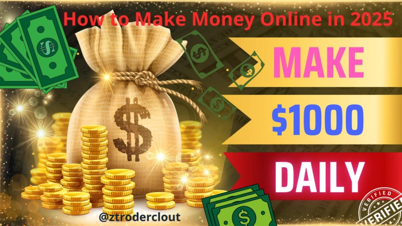 How to Make Money Online in 2025 - quick - succes full - YouTube