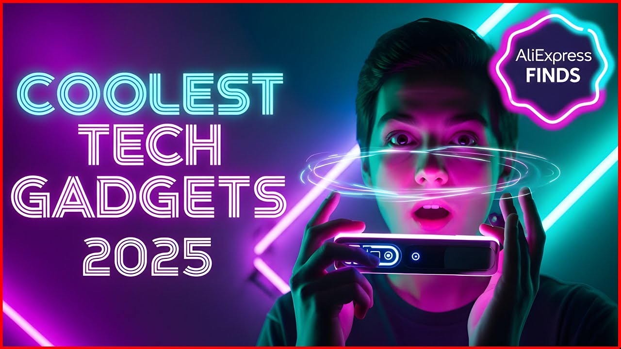Top 10 Coolest Tech Gadgets You Must See! | AliExpress Finds 2025 - YouTube