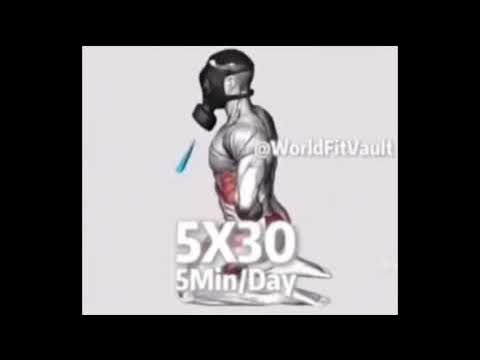5x30 5Min/Day workout - YouTube
