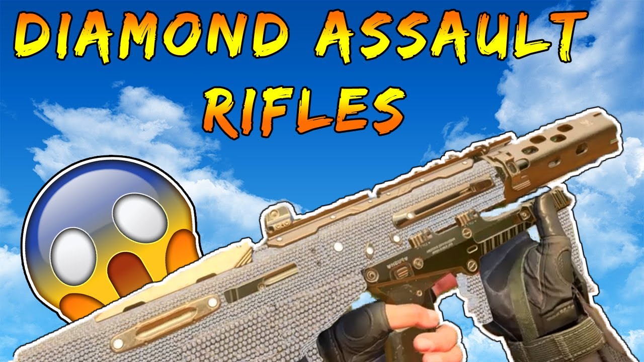 UNLOCKING DIAMOND ASSAULT RIFLES! Black Ops 4 Diamond Assault Rifles ...