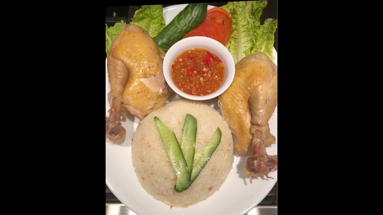khmer food -Rice Chicken Hainanese បាយមាន់ - YouTube