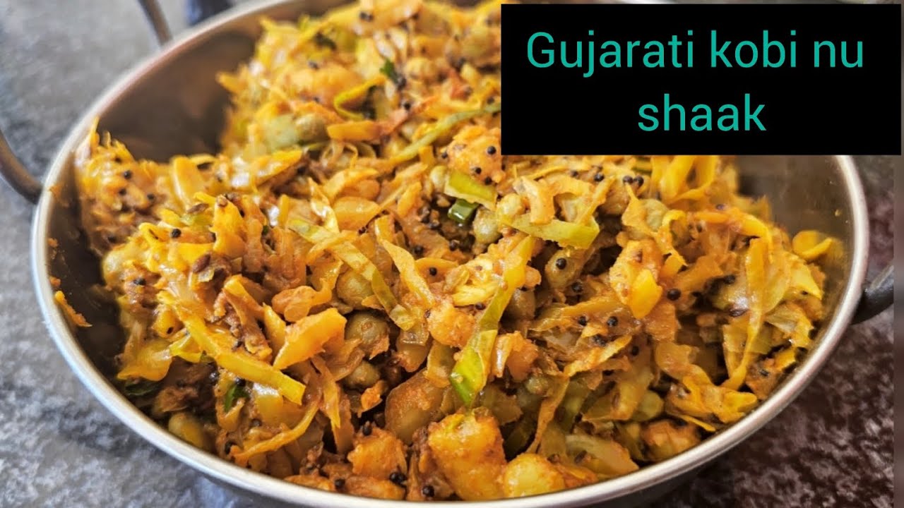 gujarati kobi nu shaak recipe-cabbage recipe-khili khili cabbage banaye ...