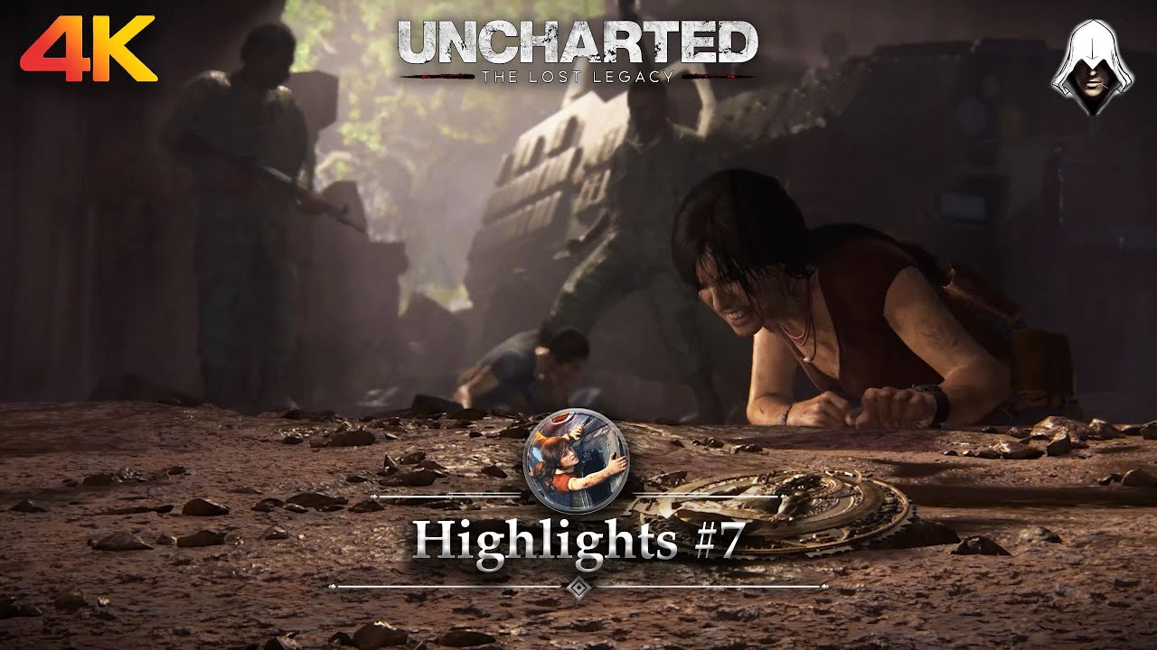 Uncharted: The Lost Legacy (2017) - Game Highlight #7 - Asav & His Army ...