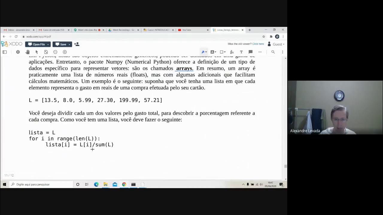 Vetores em Python - Numpy arrays - YouTube