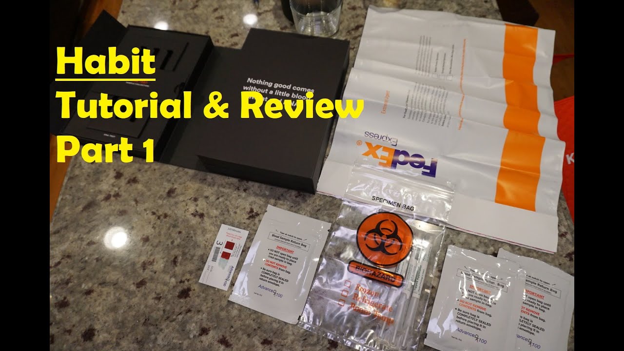 Habit Nutrition Testing Kit: Part 1 Tutorial & Review - YouTube