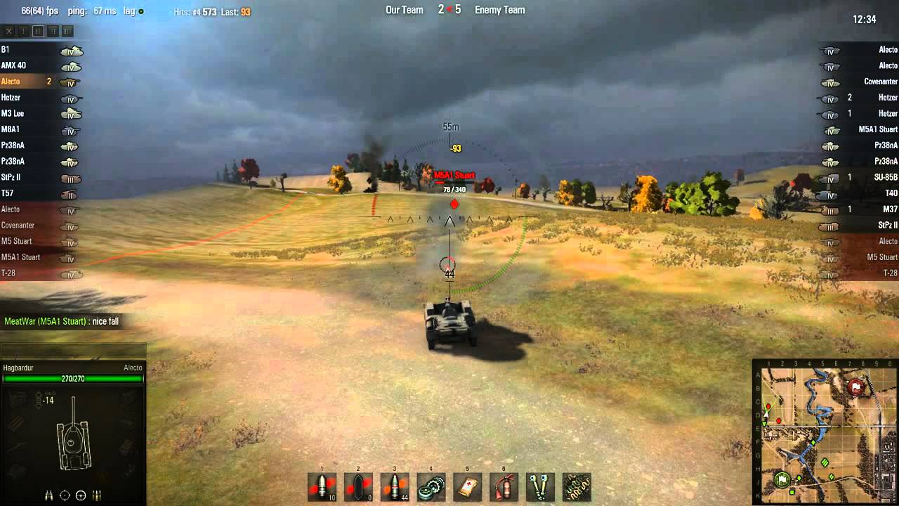 WOT: Highway - Alecto - 7 frags - - YouTube