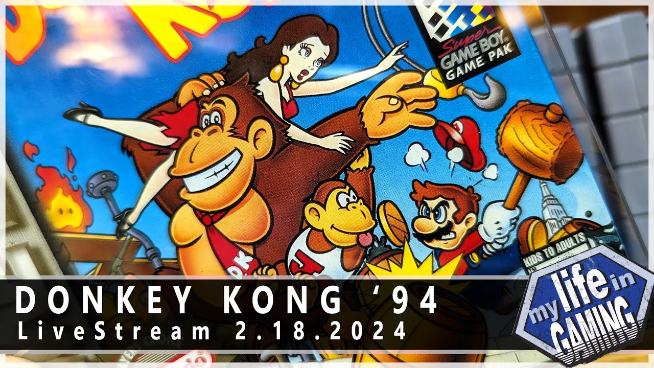 Donkey Kong '94 (Super Game Boy) :: LIVE STREAM - YouTube