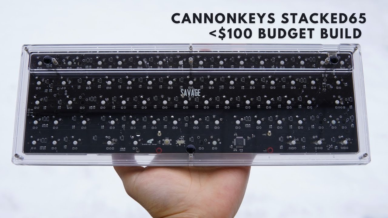 CannonKeys Stacked65 Budget Mechanical Keyboard Sound Test | Blocker ...