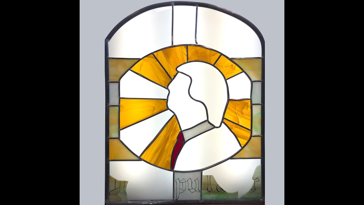 "Dismantle"= A Stained Glass Portrait Destroyed- - Portrait of Donald ...