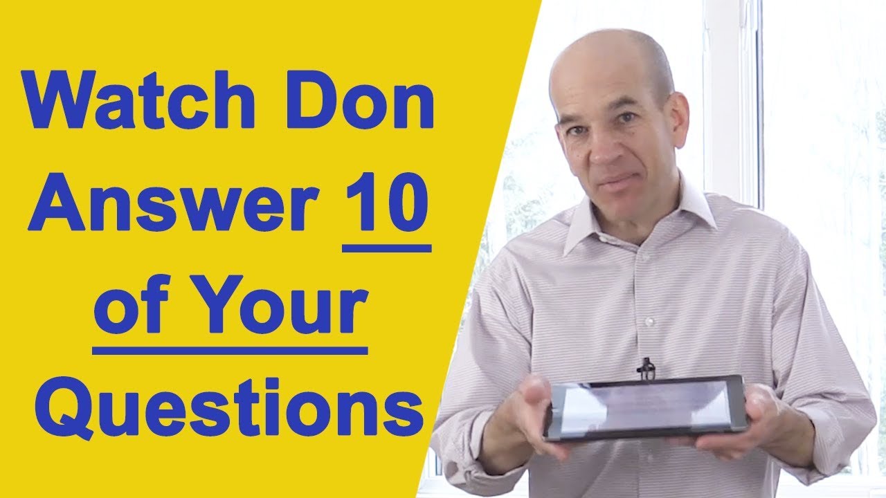 Don Answers YOUR Interview Questions - LIVE - YouTube