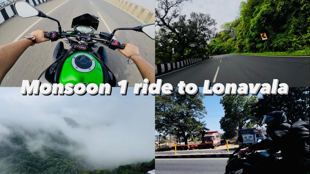 | Mumbai to Lonavala | Monsoon ride | Kawasaki Z800| Hyper Ride In ...