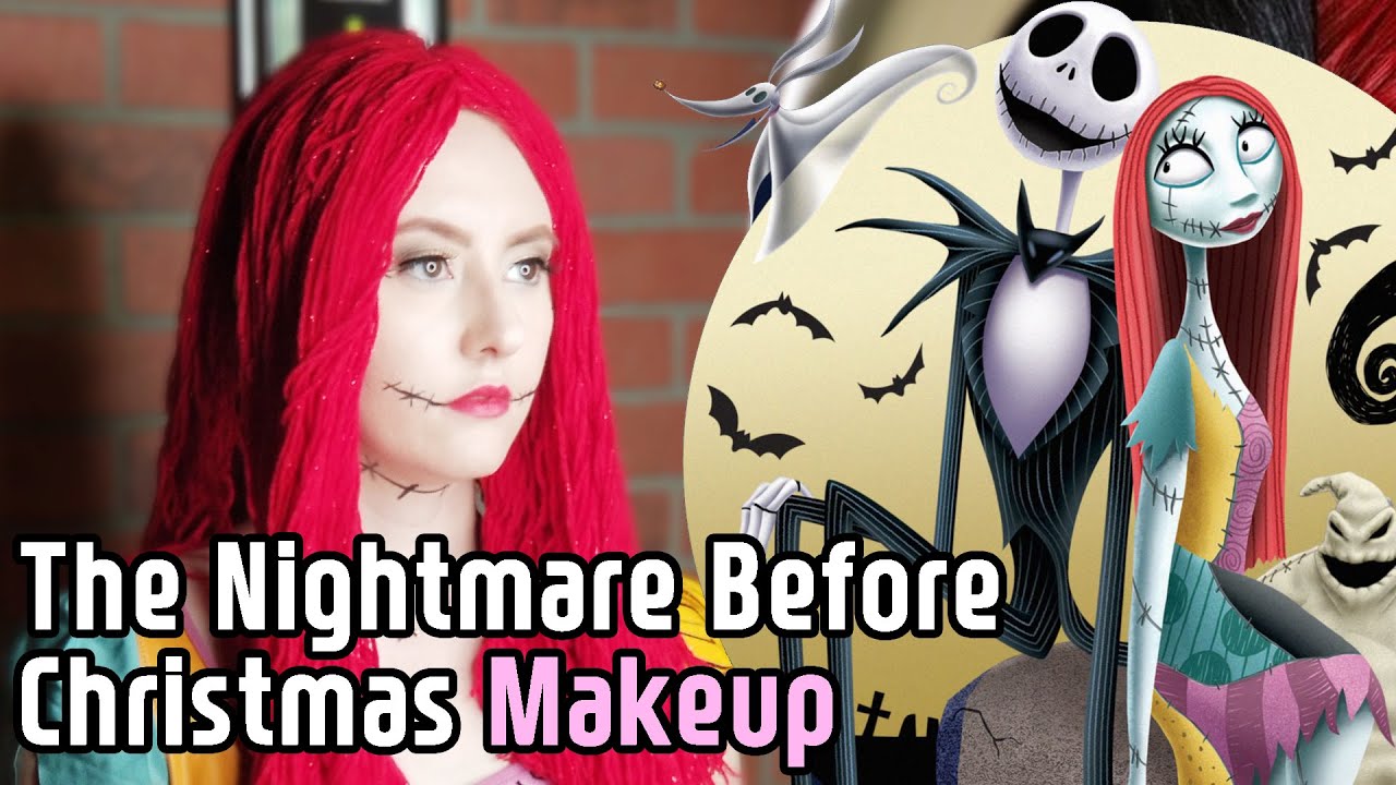 Sally and Jack Skellington Makeup Transformation | Kaliwmakeup - YouTube