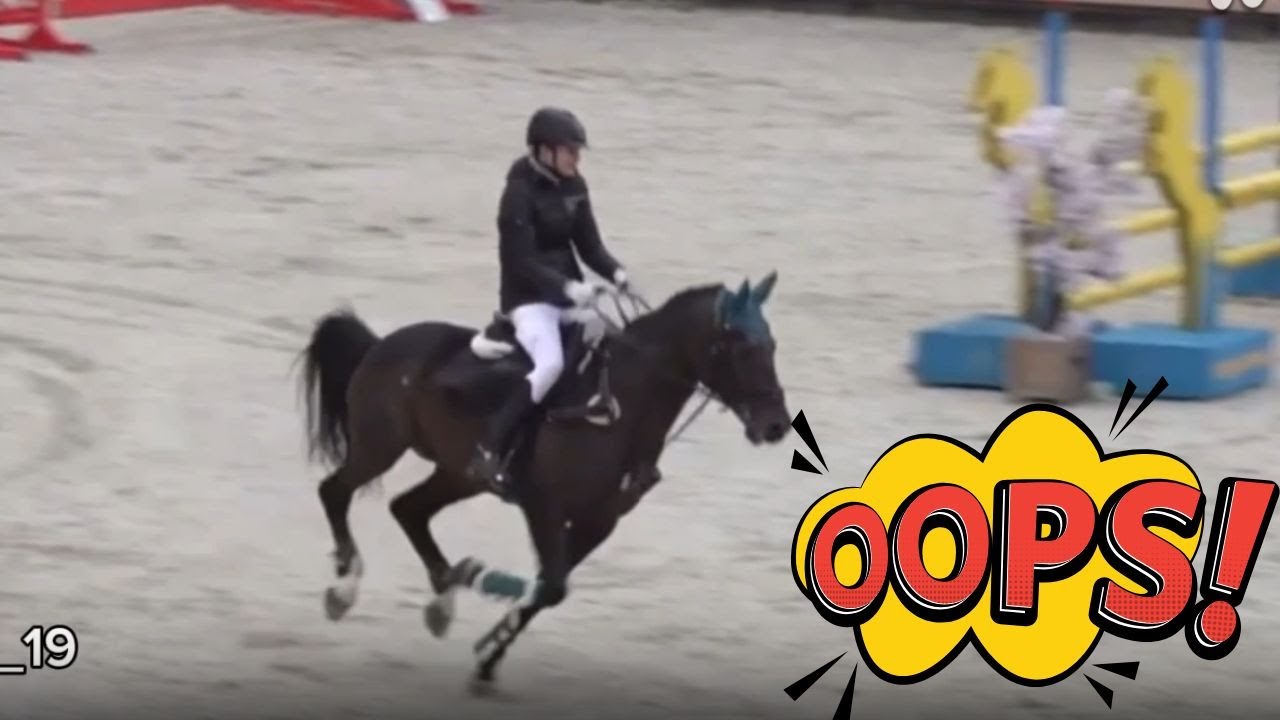 Horse Riding Fail: Perfect Show Jumping Turns Hilarious || WooGlobe ...