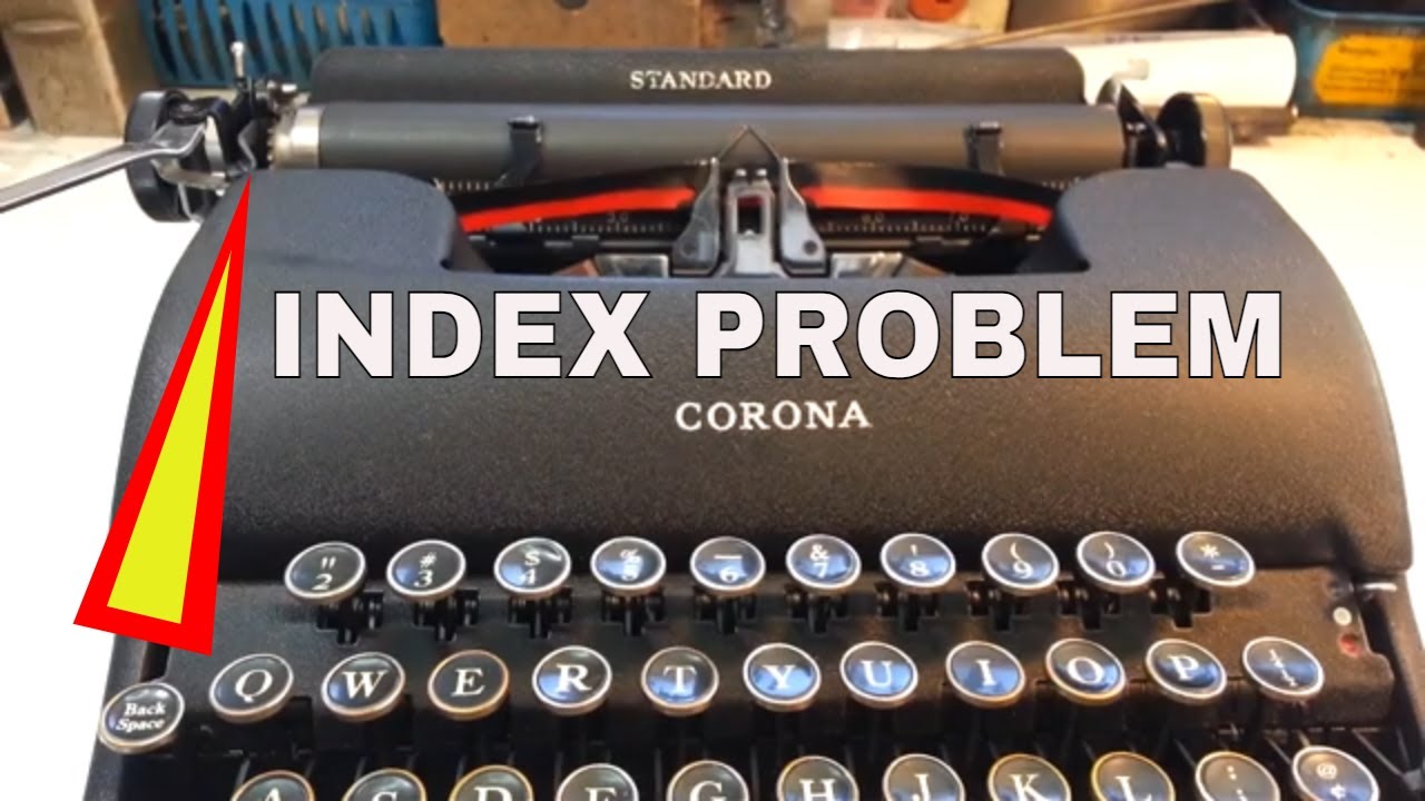 Smith Corona Typewriter Return Arm Ratchet Index Repair Adjustment ...