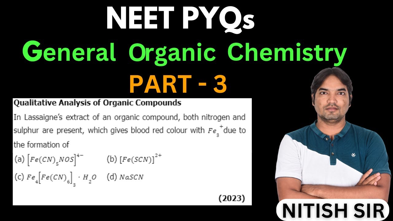In Lassaigne’s extract of an organic compound, both nitrogen and ...