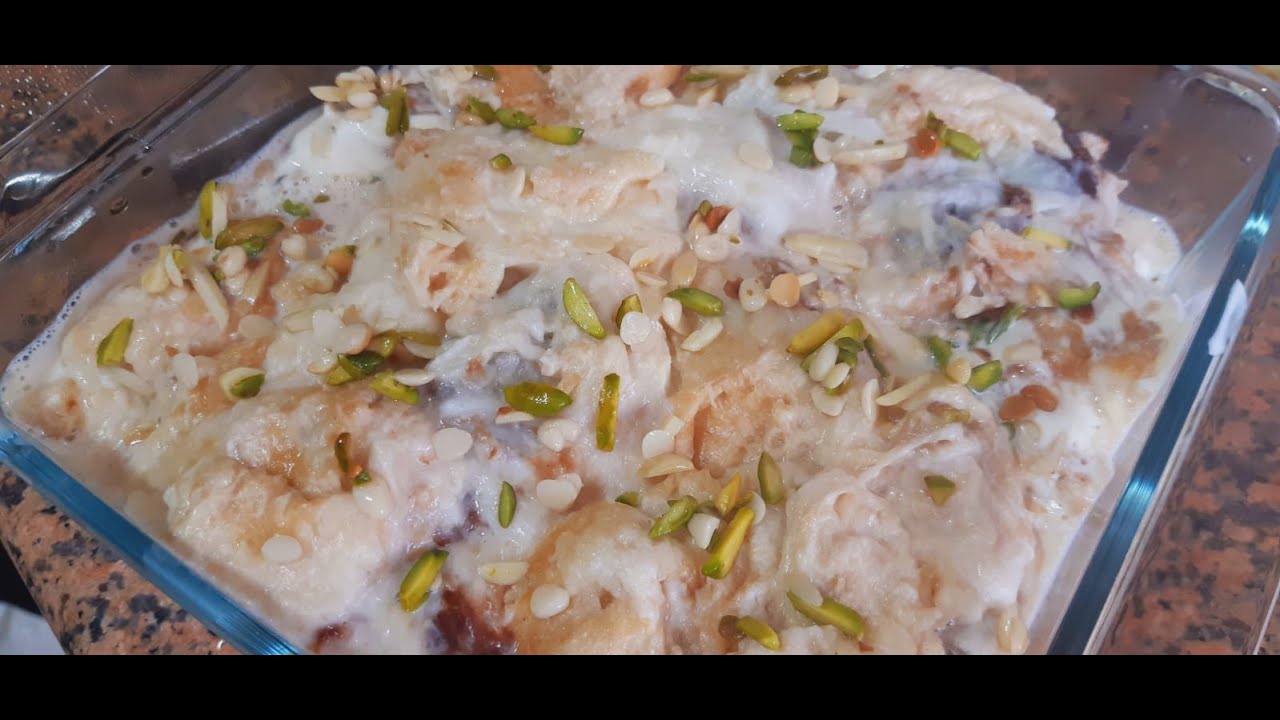 Super Quick and super delicious UmAli Recipe | Arabic dessert by try ...