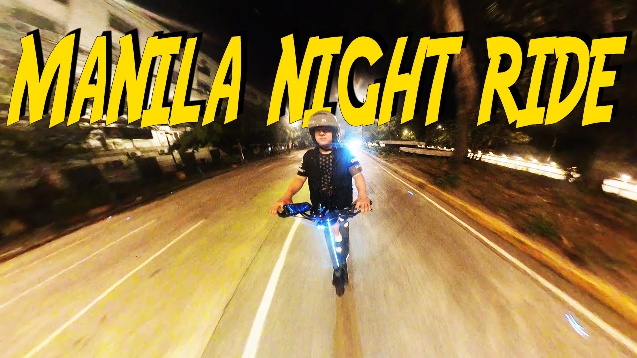 MOTUR PUNK ELECTRIC SCOOTER SA GABI! | ESPLANADE MANILA RIDE! - YouTube
