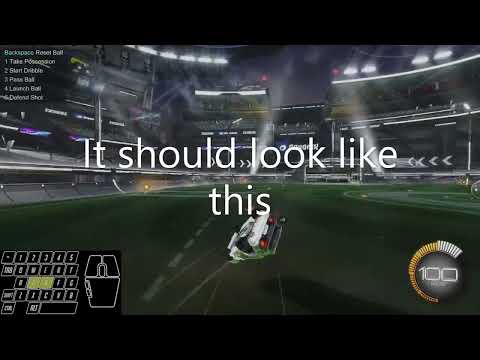 How to speed flip in rocket league (kbm) - YouTube