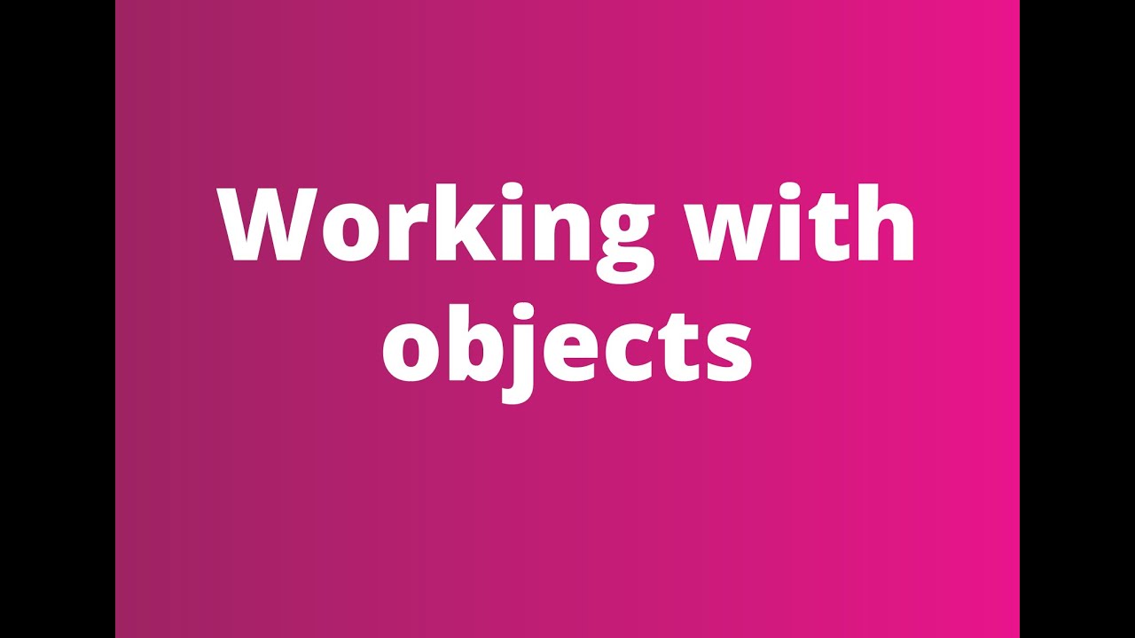 Working with Objects :: 04 :: Adobe Illustrator Tutorial - YouTube