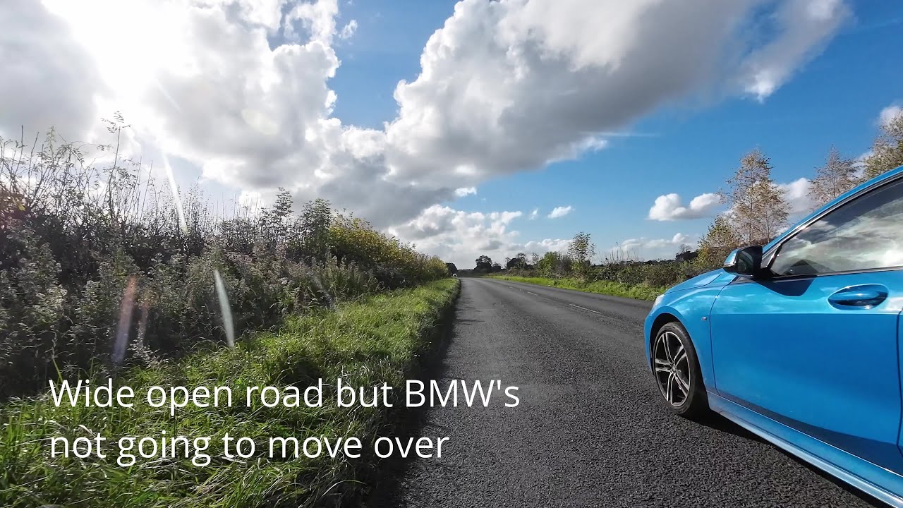 BMW Numpty A433 near Tetbury WR70 MFY 26-10-24 - YouTube