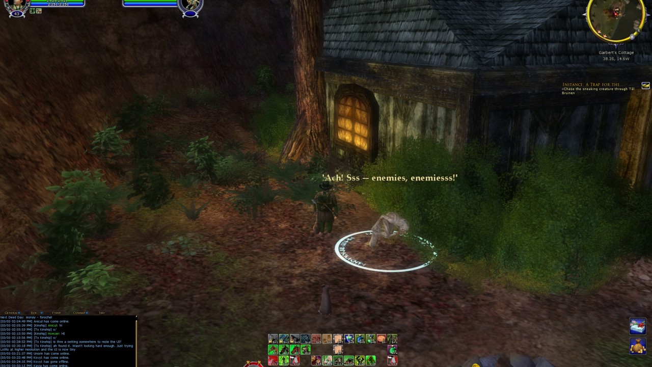 Your First Encounter with Gollum - Trollshaws - LOTRO - YouTube