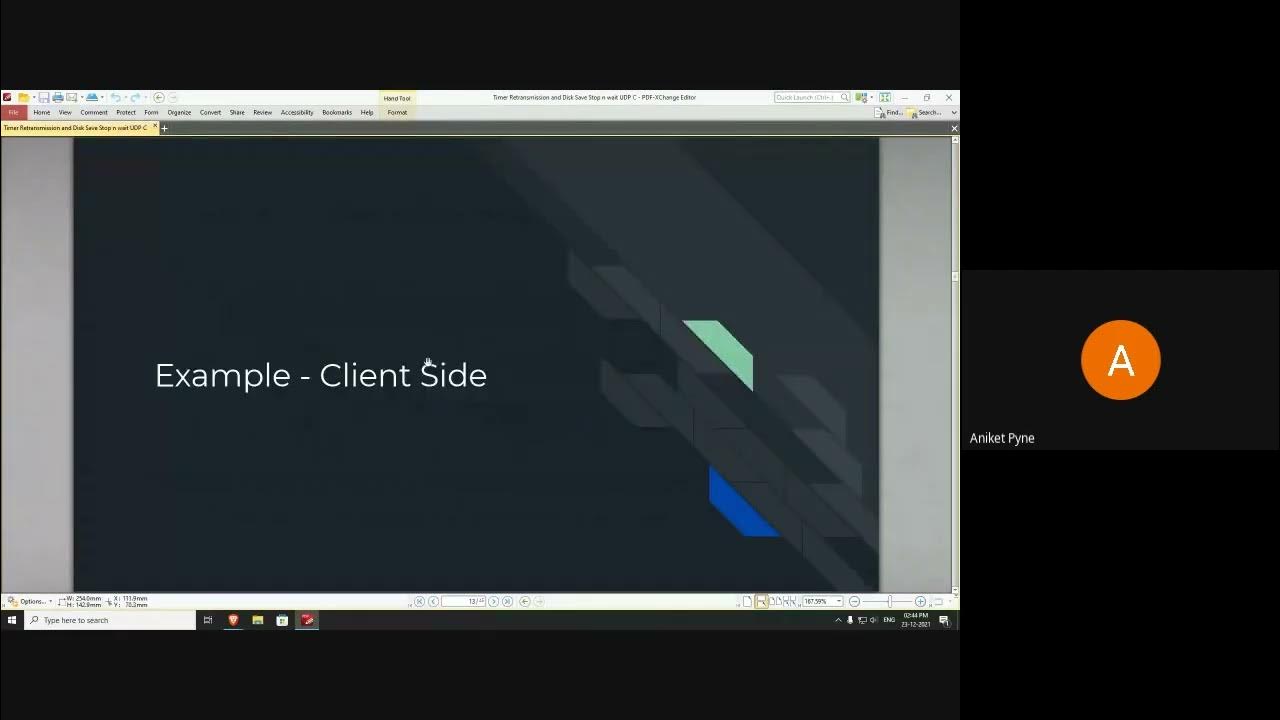Stop & Wait Protocol Implementation using Socket Programming - YouTube