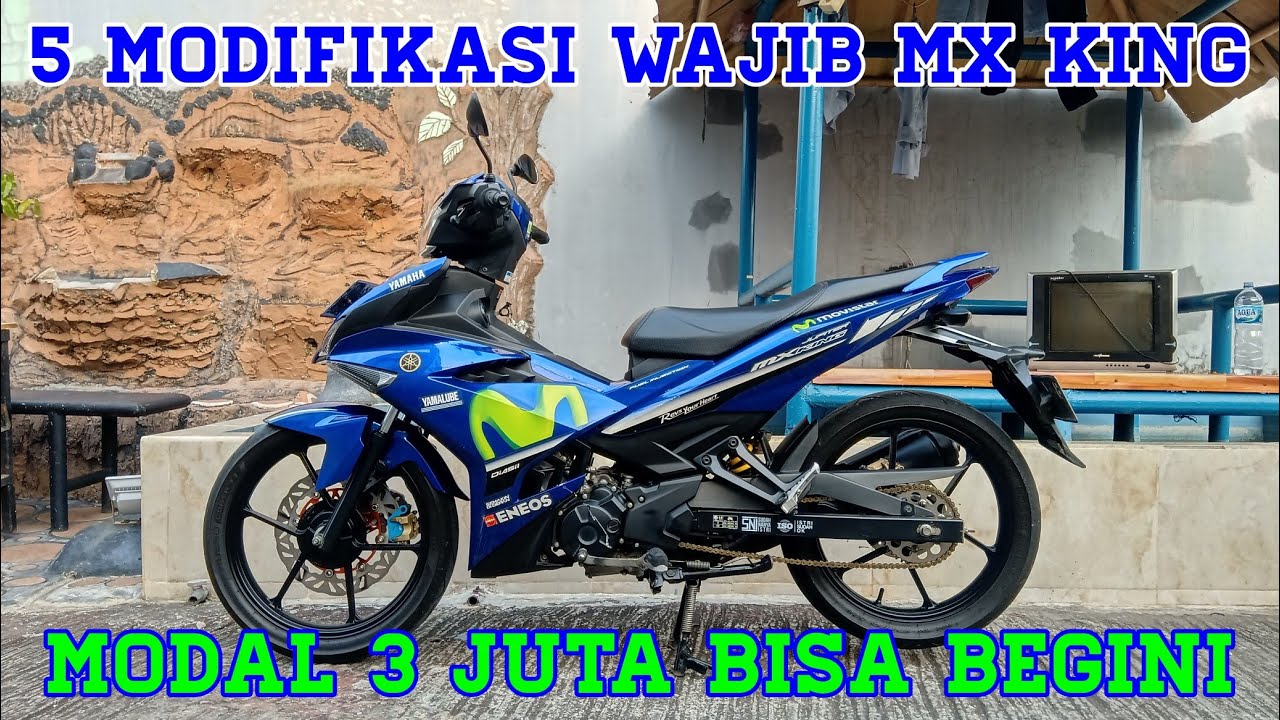 Modifikasi Yamaha MX KING Pakai VELG BRT Chemco - YouTube