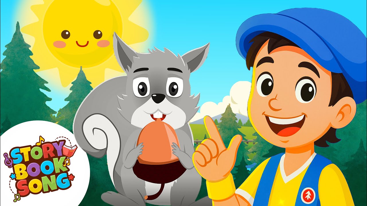 Grey Squirrel 🐿️ Nutty Sing-Along Adventure for Kids 🥜 - YouTube