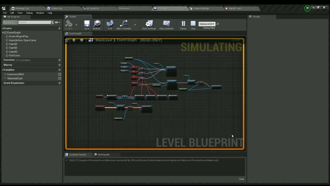 Freeroam FNAF in Unreal Engine 4 TUTORIAL #6 - Cameras - YouTube