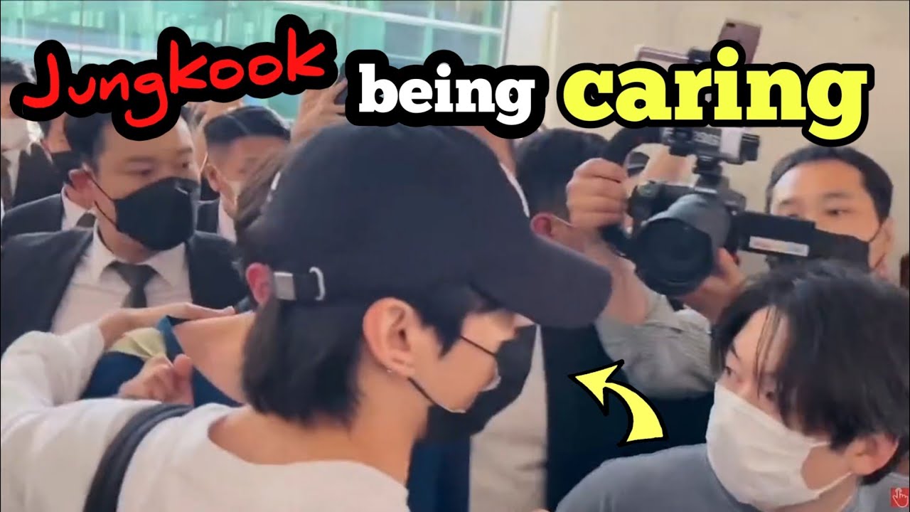 Jungkook letting Jhope enter the car first even it is crowded / BTS at ...