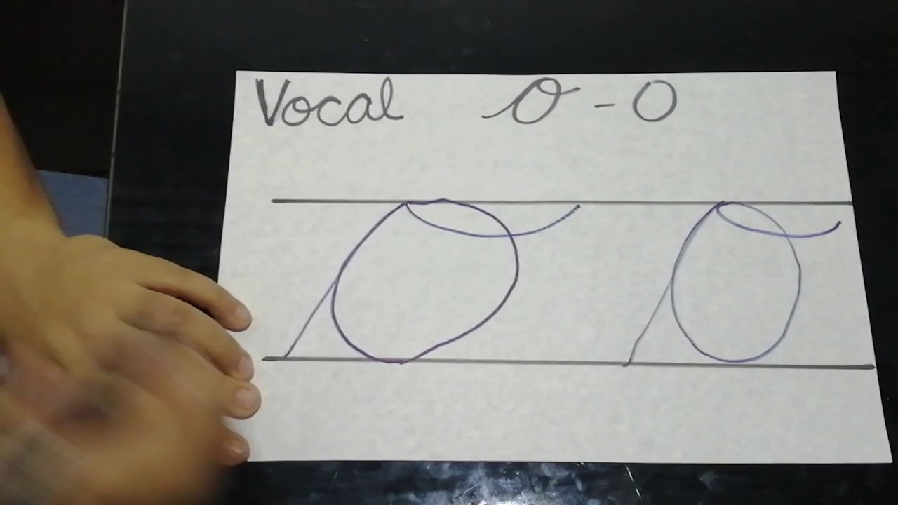 TRAZO DE LA VOCAL O - YouTube