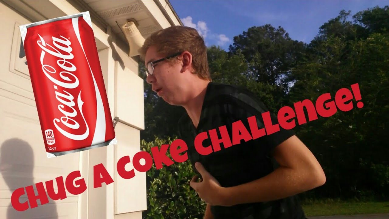 Chugging Can Of Coke-Challenge! - YouTube