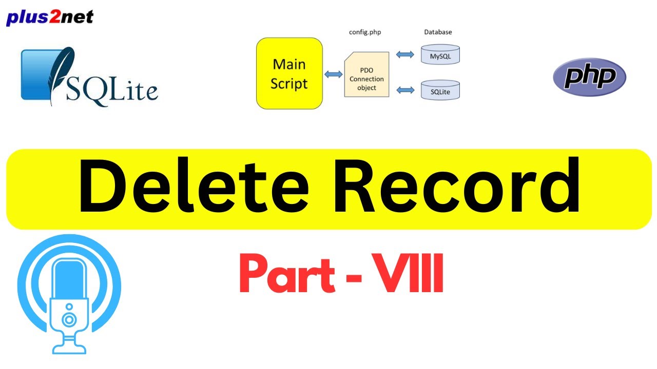 Deleting Records From Sqlite Database Using Php Pdo Youtube 3288