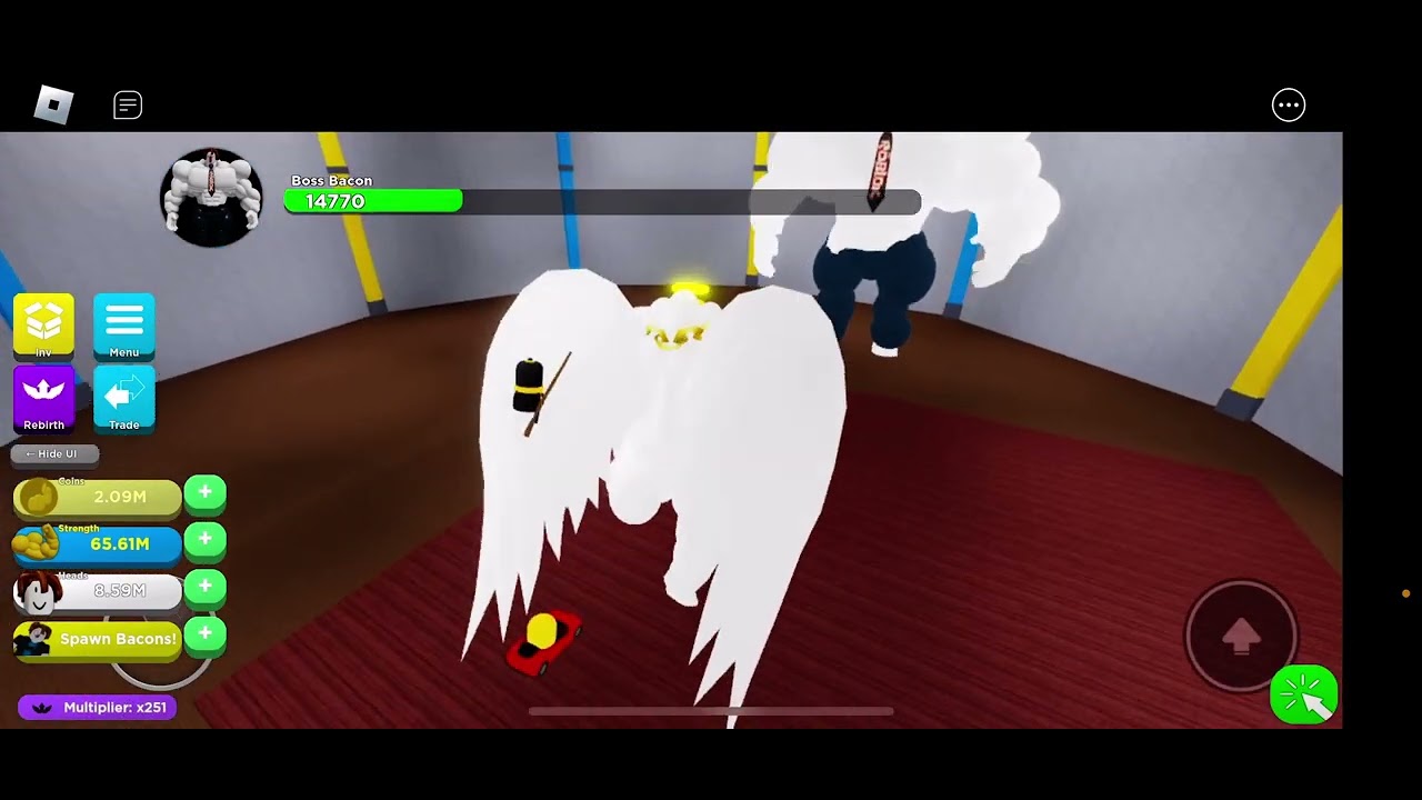 How to beat boss bacon in mega noob simulator - YouTube