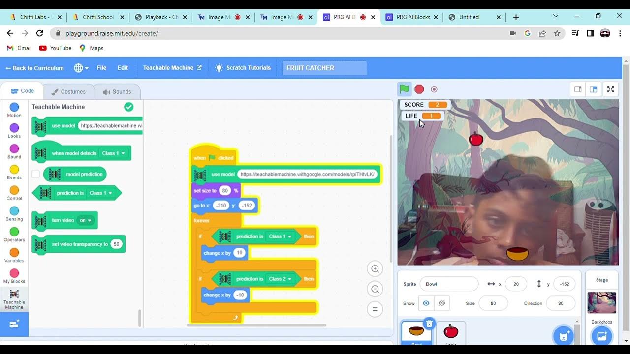 PRG AI Blocks Google Chrome - YouTube