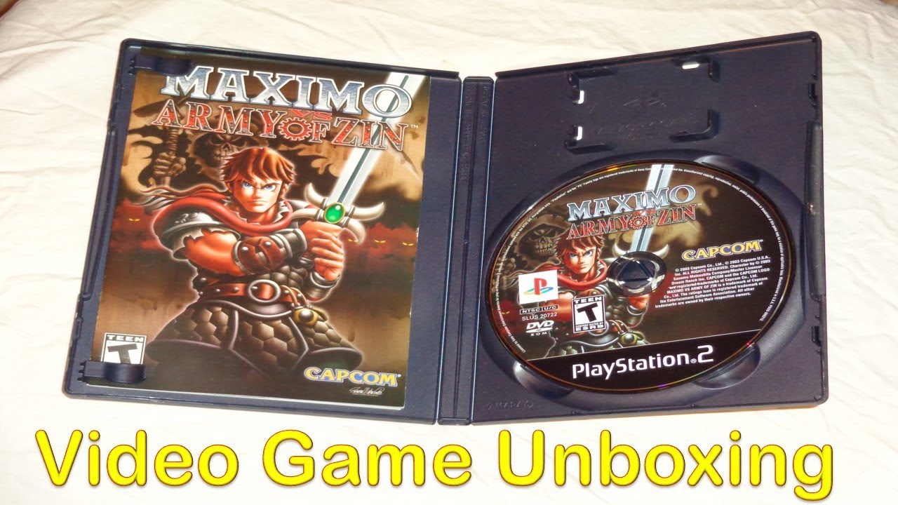 Maximo Vs Army of Zin - Video Game Unboxing - YouTube