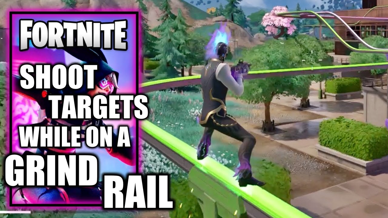 Fortnite - Shoot Targets with SMG or Assault Rifles While on a Grind ...